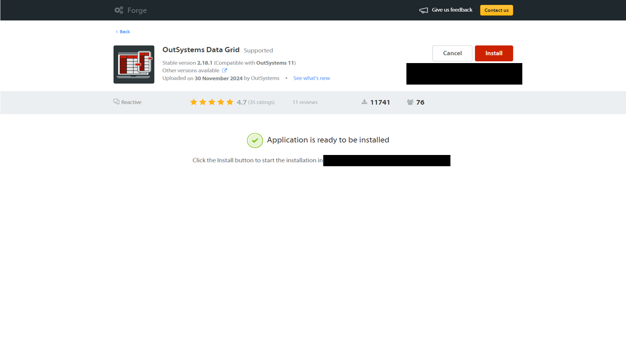 【OutSystems】OutSystemsの拡張機能! Forgeをインストールしてみよう! – 株式会社ユー・エス・イービジネスソリューション